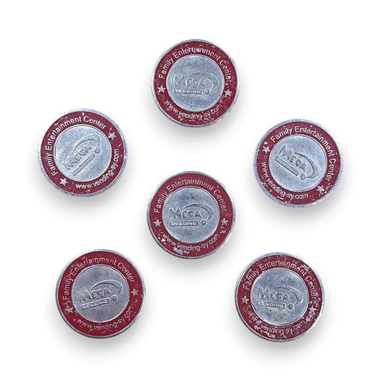 MEGA RED ARCADE TOKENS (Box of 1000) – Mega Vending